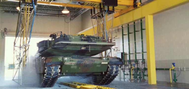 Military Vehicle Wash Systems - Wash Racks Engineered for Durability