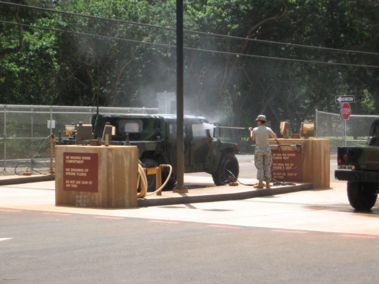 Military Vehicle Wash Systems - Wash Racks Engineered for Durability