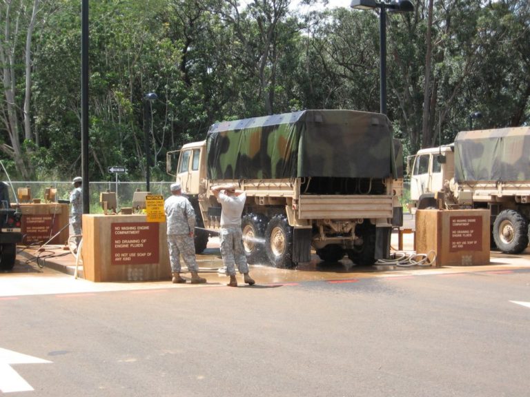 Military Vehicle Wash Systems - Wash Racks Engineered for Durability